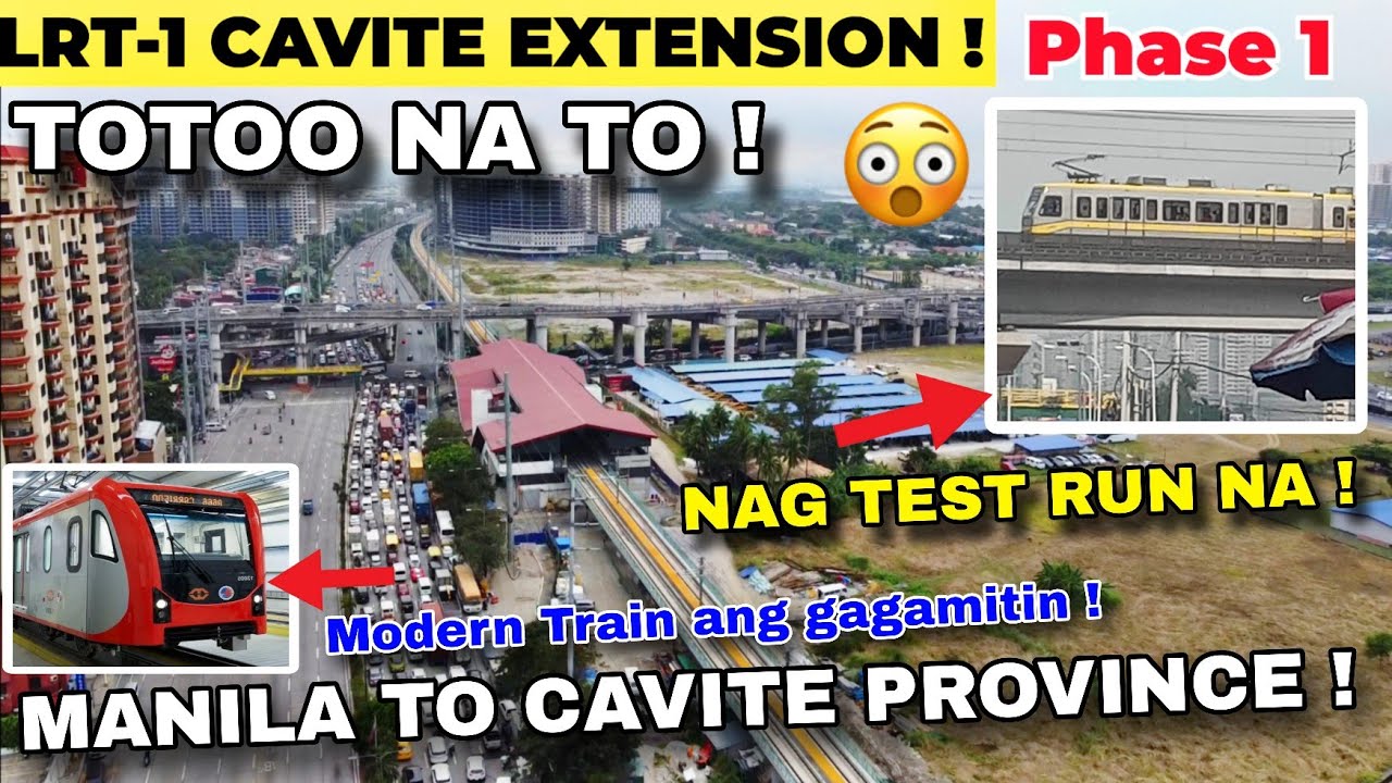 WOW ! LRT-1 CAVITE EXTENSION NAG TEST RUN NA ! FIRST 5 STATIONS ...
