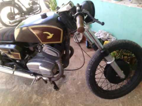 Carabela jawa 350 cafe racer - YouTube