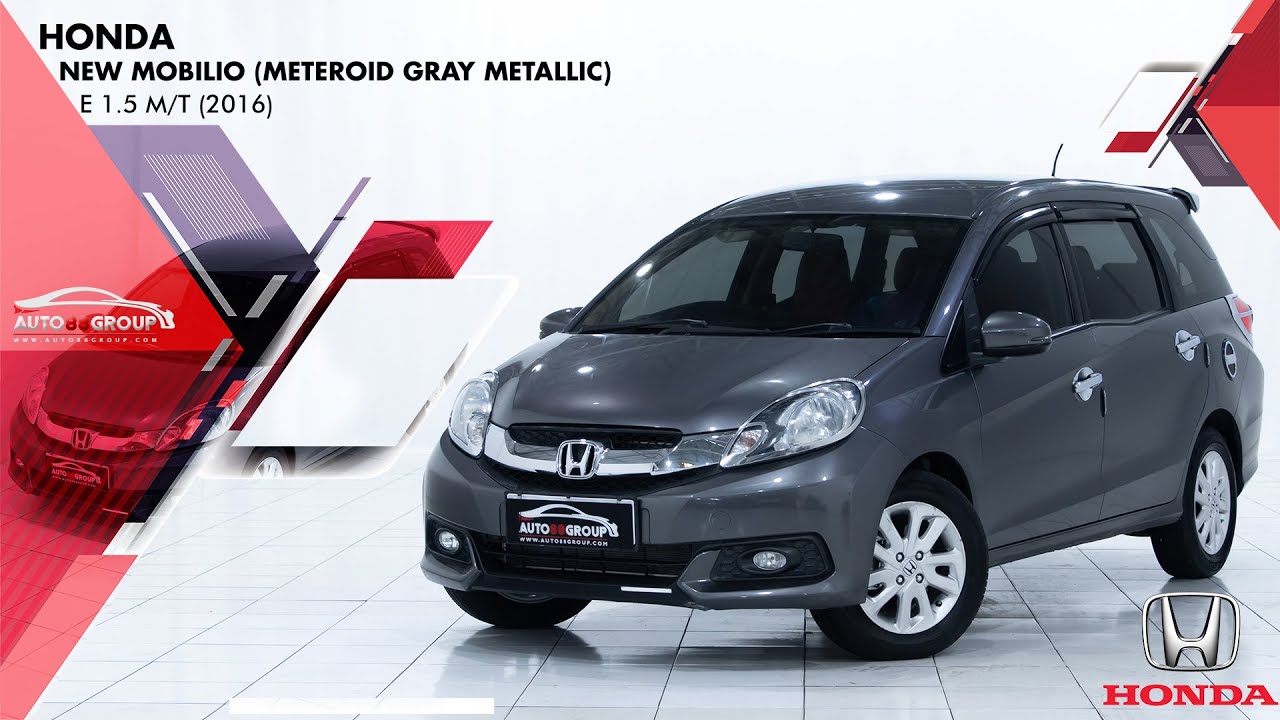 HONDA NEW MOBILIO (METEROID GRAY METALLIC) TYPE E 1.5 M/T (2016) - YouTube
