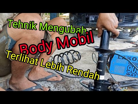 Cara membuat mobil agar terlihat ceper