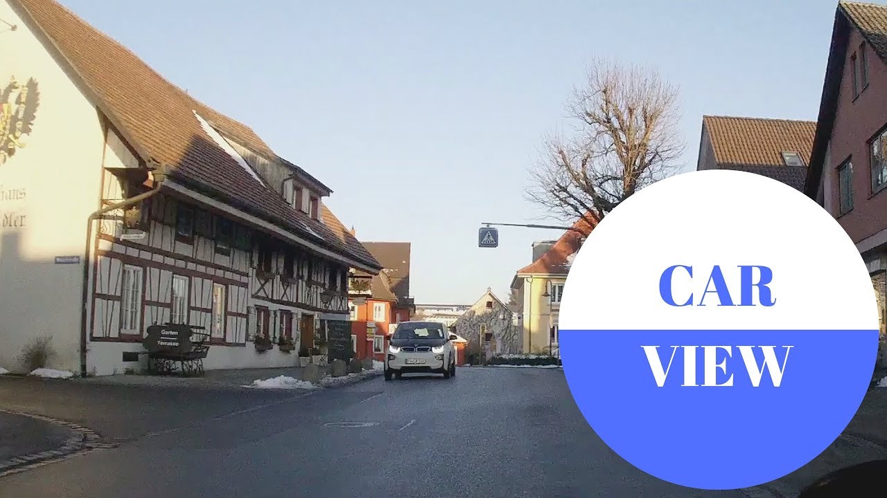 CAR VIEW: Von Vogt im Allgäu nach Waldburg in GERMANY - YouTube