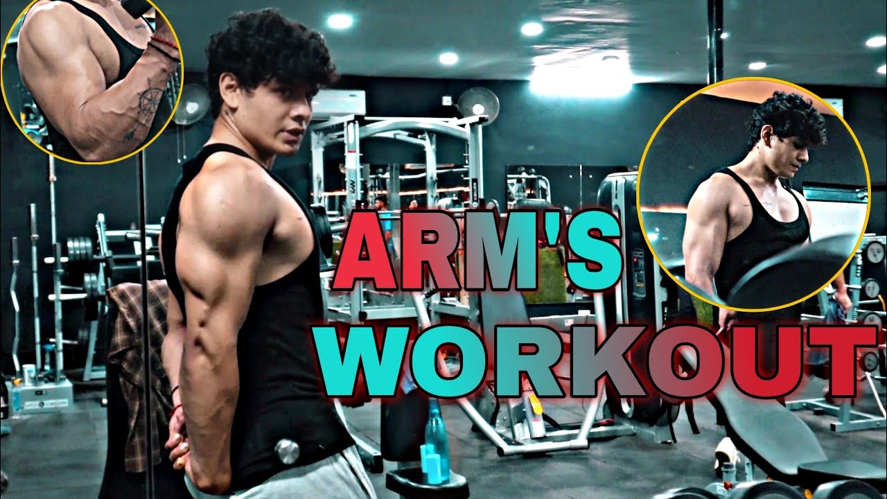 vlog87 | ARMS WORKOUT💪 | NEW GYM 🏋️‍♂️ - YouTube