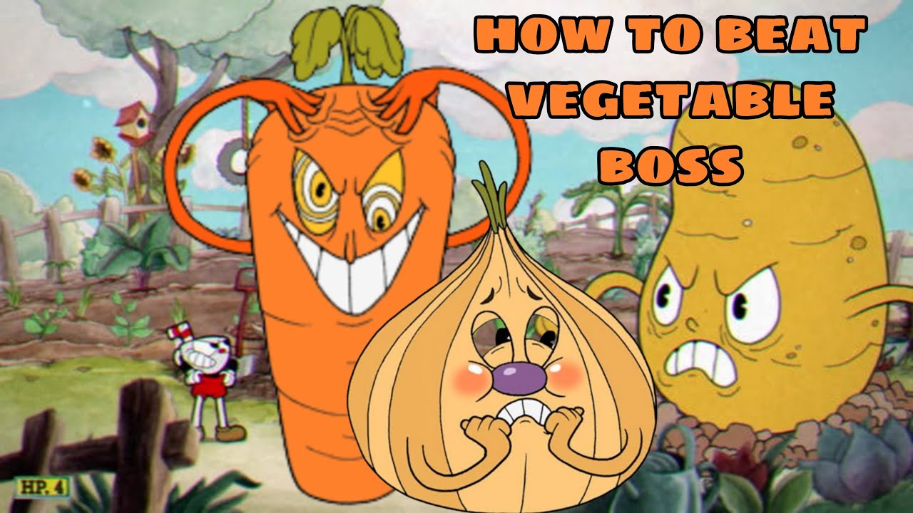 Cuphead - how to beat the carrot (vegetables) boss in cuphead mobile # ...