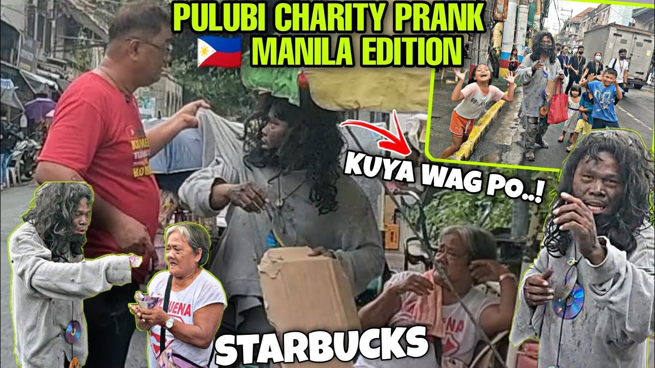 PULUBI CHARITY PRANK 🇵🇭 MANILA EDITION ⛔ STARBUCKS - YouTube