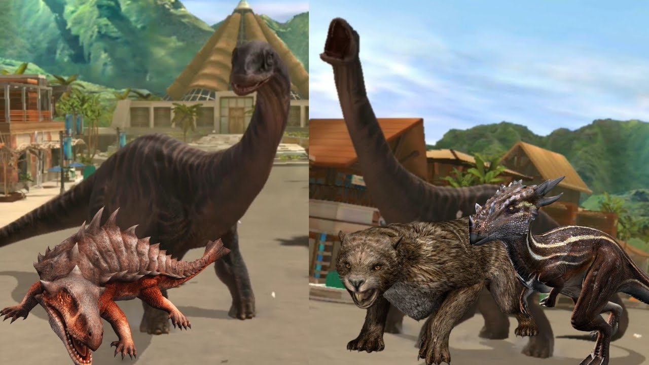 Defeating the Dreadnoughtus boss Jurassic world alive TMT - YouTube
