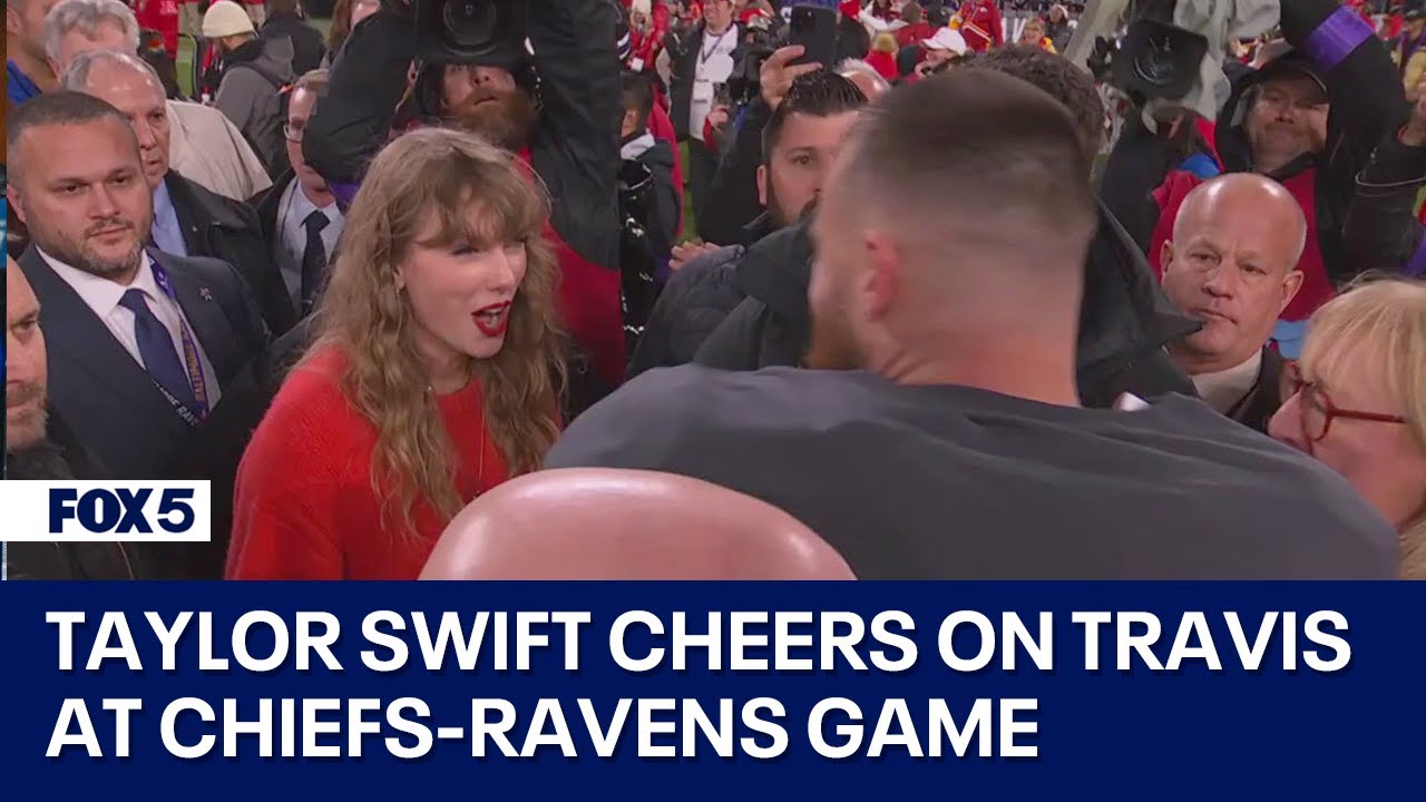 Taylor Swift in Baltimore for Chiefs-Ravens game - YouTube