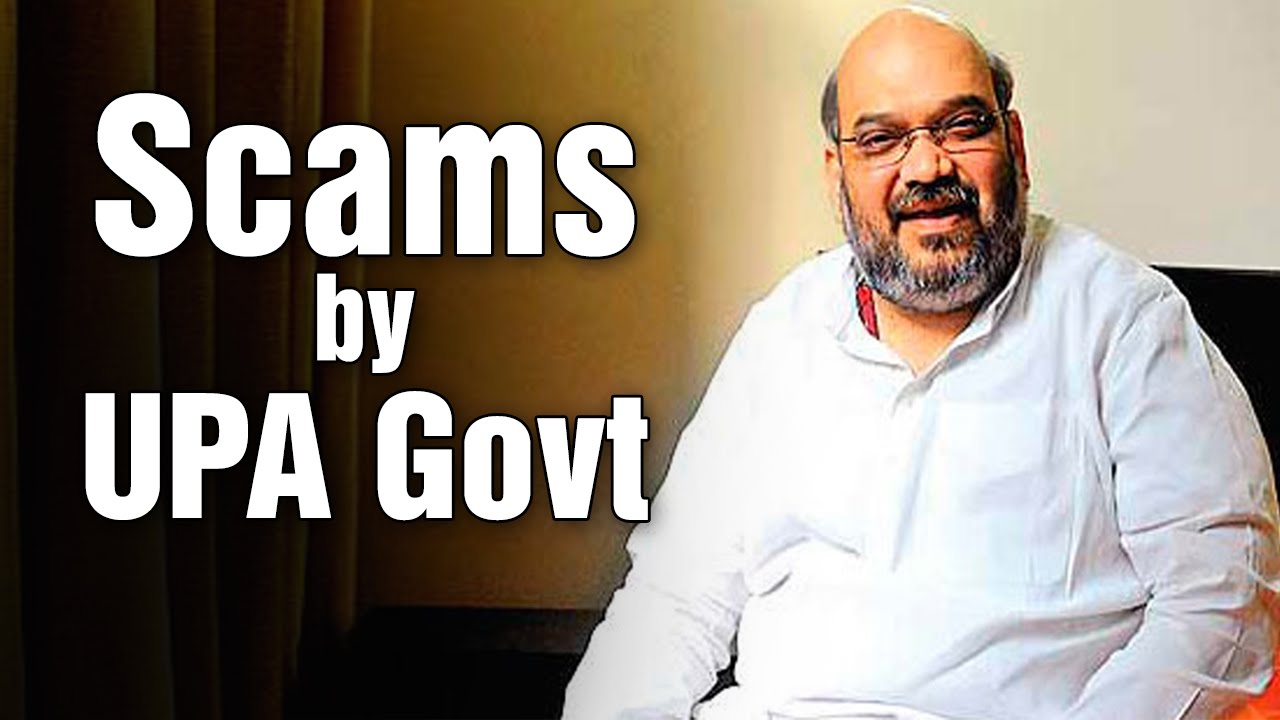 BJP President Amit Shah severe criticism on Congress: Counts scams ...