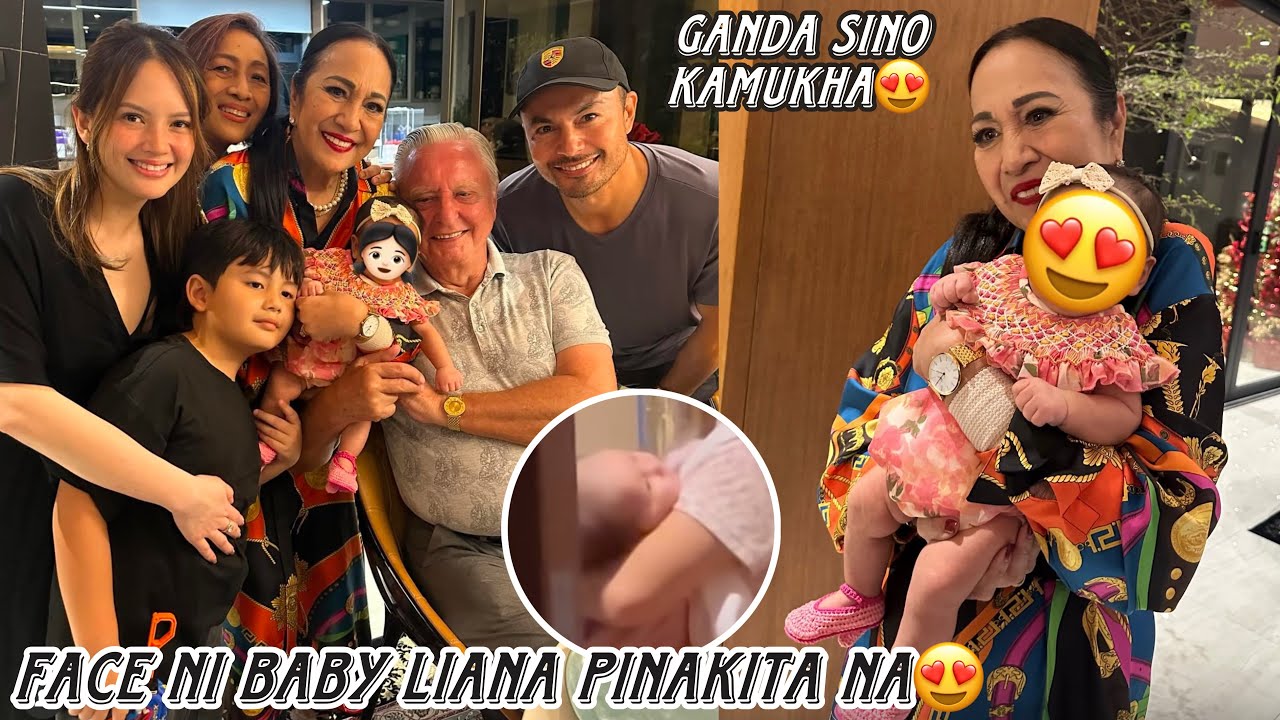Ellen Adarna pinasilip ang mukha ni Baby Liana 🤍 Derek Ramsay 48th ...