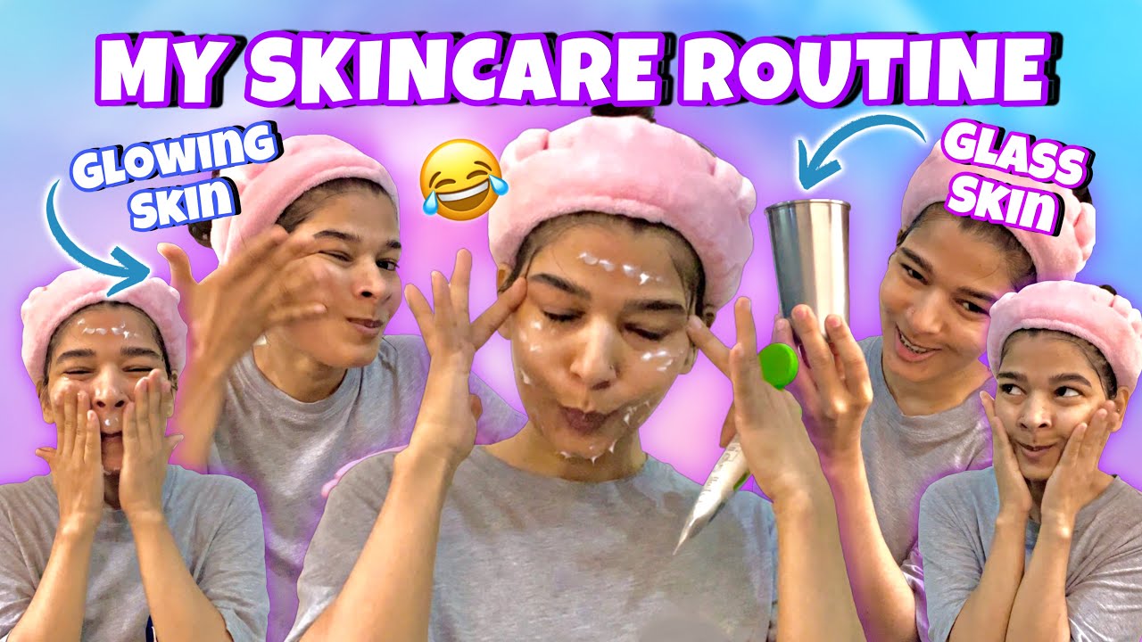 My REAL Skin Care Routine 🤣 (PARODY) - YouTube