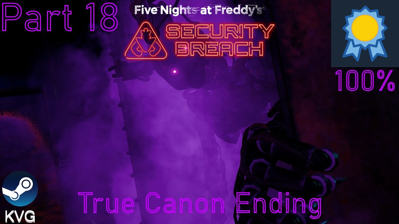 Five Nights At Freddy's Security Breach Walkthrough With Final Steam ...