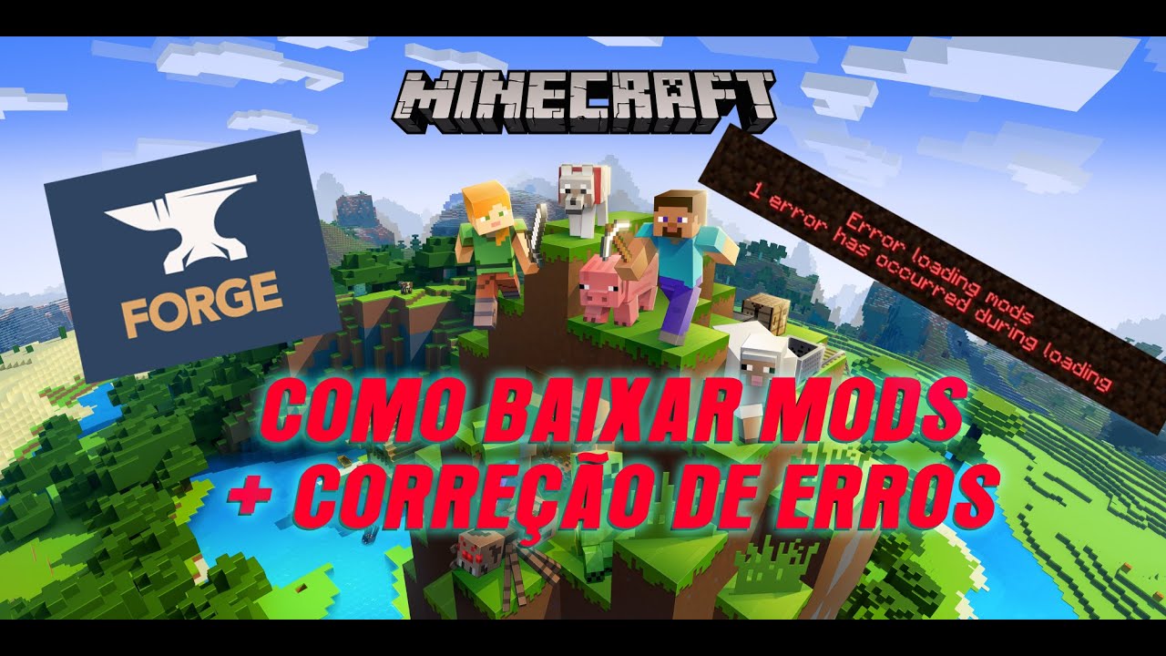 COMO BAIXAR MODS NO MINECRAFT SEM ERRO (TODAS AS VERSÕES) [ATUALIZADO ...