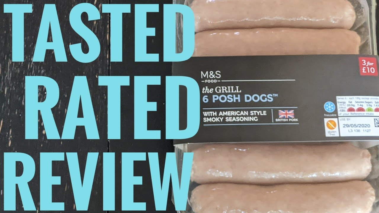M&S Posh Dogs Tasted Rated and Review - YouTube