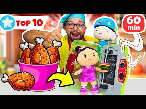 Yemek yapma oyunları! İbrahim'in Restoranı - Yılbaşı hindisi yapıyoruz! Çocuklar için ÖZEL