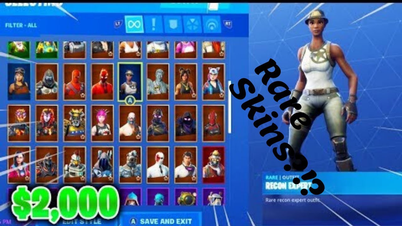 My Fortnite Locker { Chapter 2 Update } *New* - YouTube