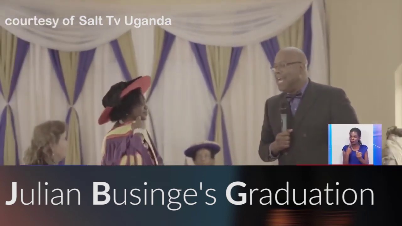 Julian Businge Becomes A Doctor in Humanities. - YouTube
