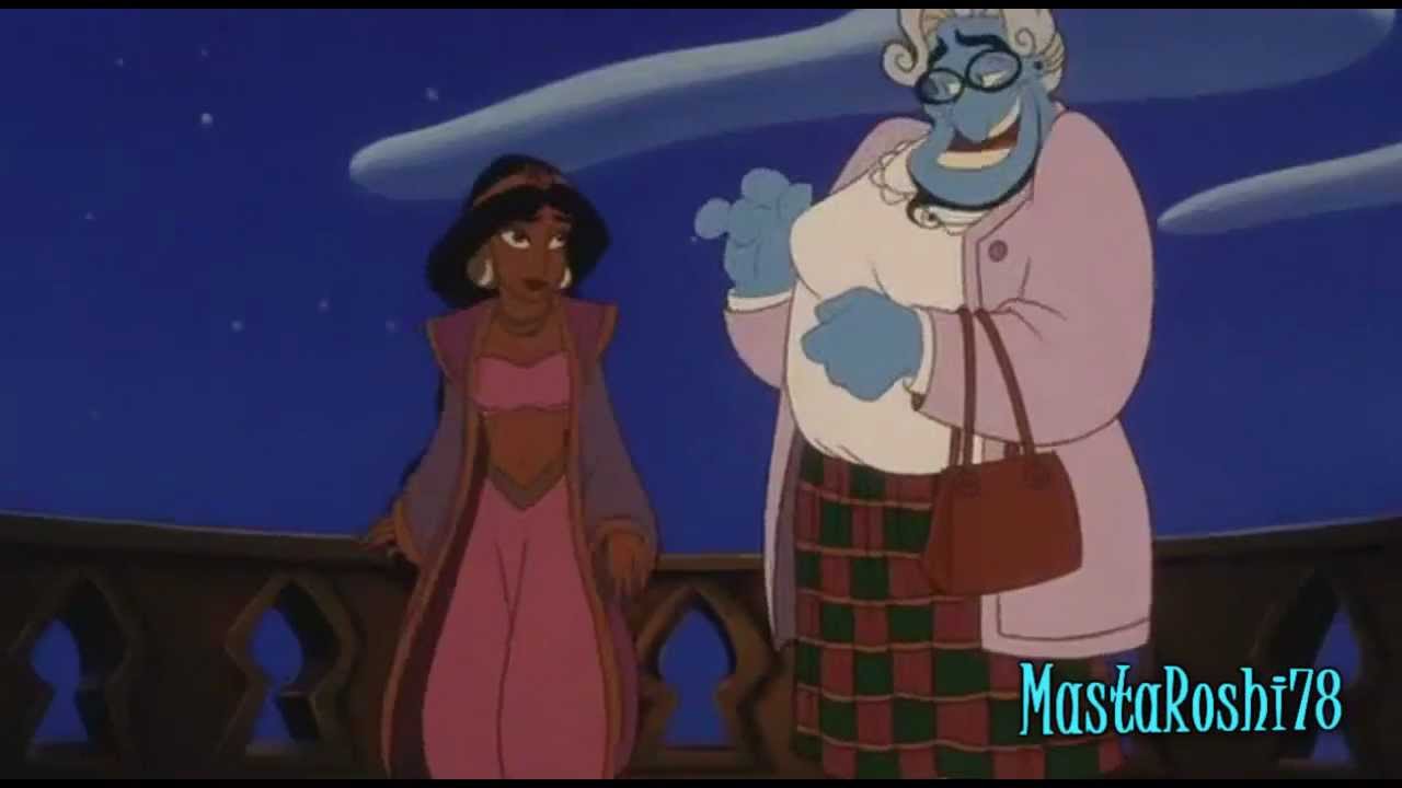 Aladdin III - Genie cheers up jasmine Fandub - YouTube