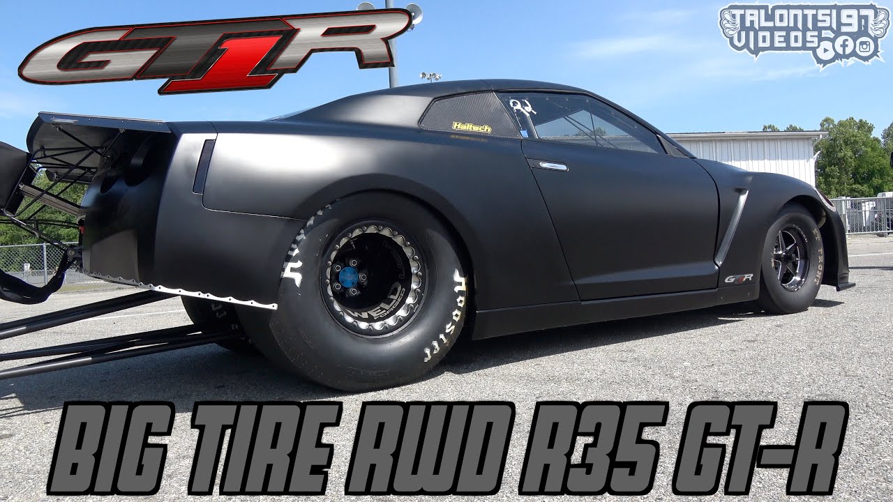 T1R Rear Wheel Drive R35 GT-R Goes 6s 1st Time Out - YouTube
