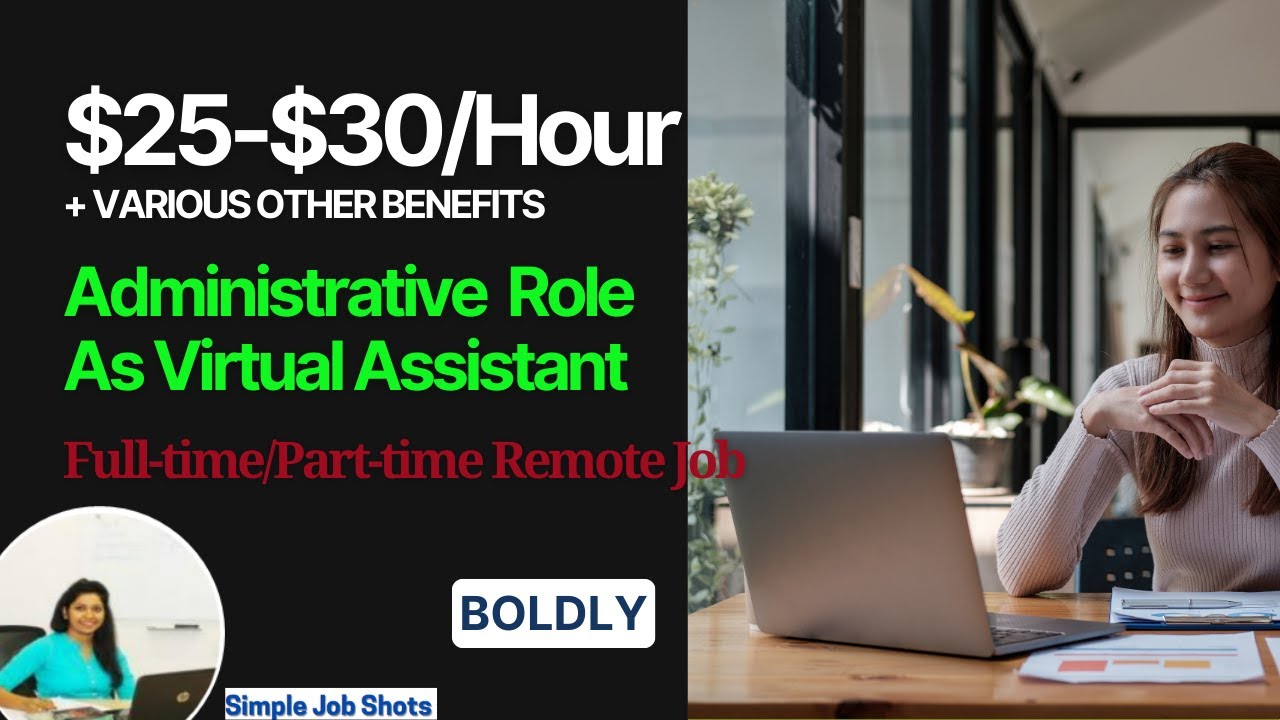 High Paying Remote Job | Administrative Assistants / Virtual Assistant ...