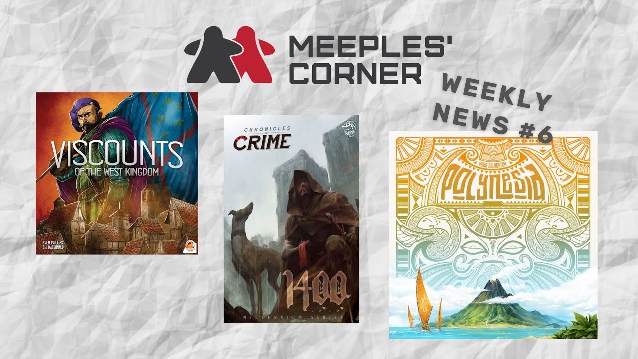 Meeples' Corner Weekly News Episode #6 - 13th November 2020 - YouTube