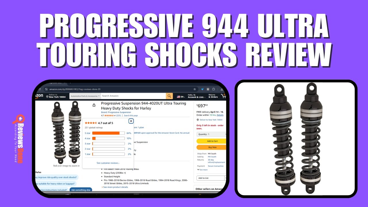 Progressive 944 Ultra Touring Shocks Review – Smoother Ride Guaranteed ...