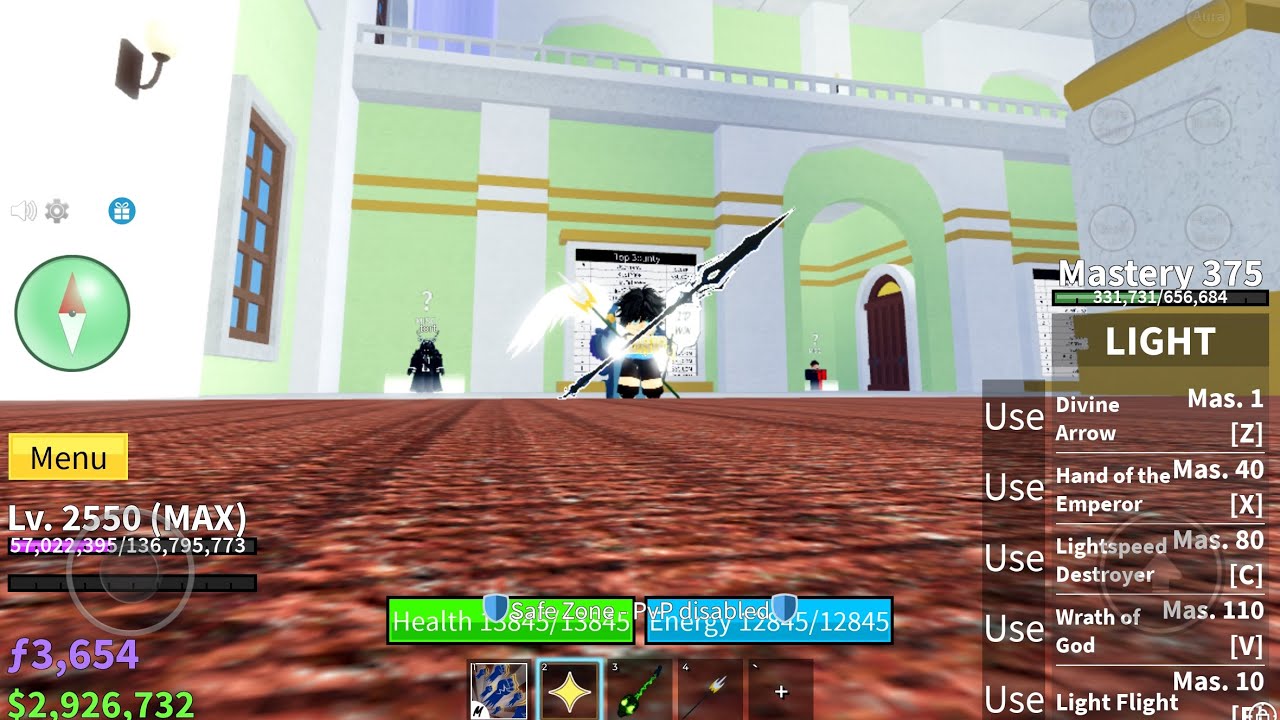 Light PvP in blox fruits - YouTube