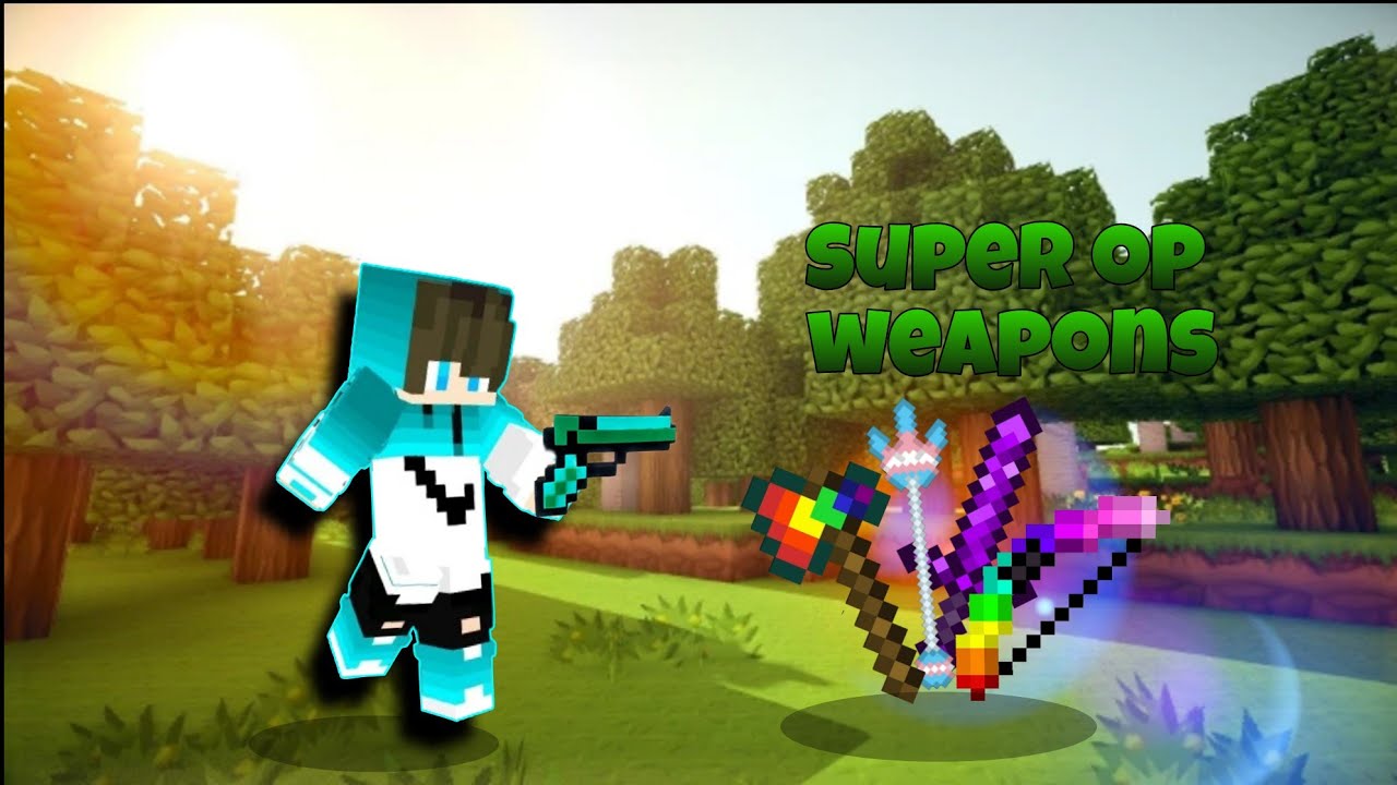 Minecraft: but I can craft super op weapons... - YouTube