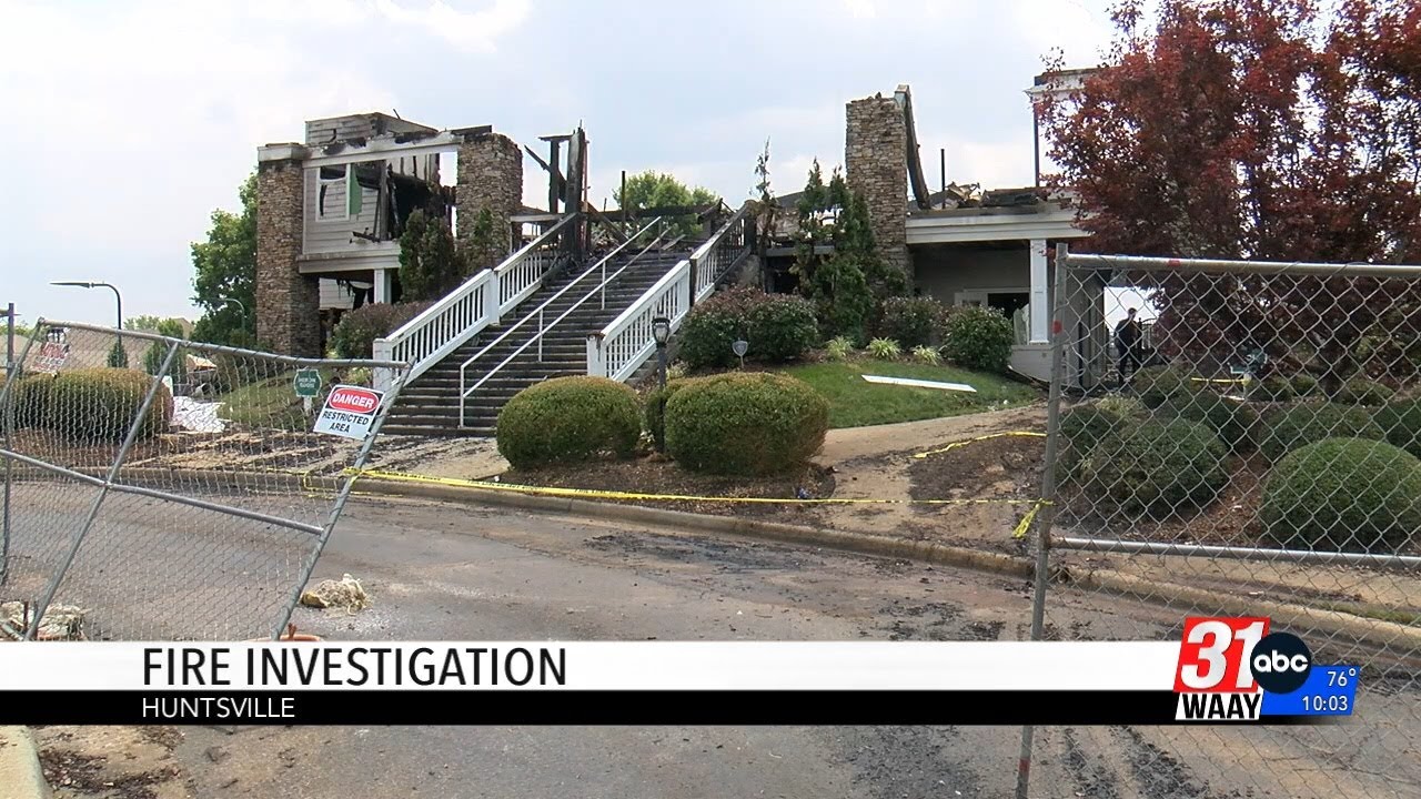Clubhouse Fire Investigation in Hampton Cove - YouTube