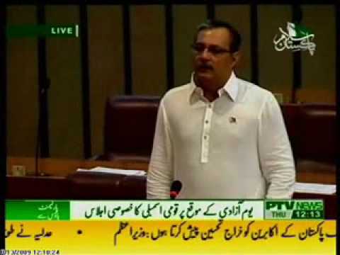 National Assembly Session on Independence Day: Syed Haider Abbas Rizvi ...