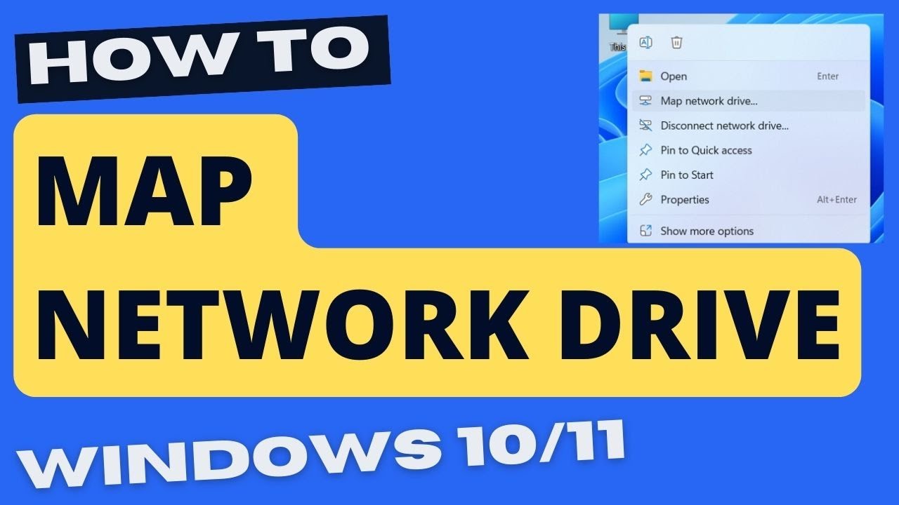 How To Map A Network Drive In Windows 10 11 YouTube how-to-map-a-network-drive-in-windows-10-11-youtube