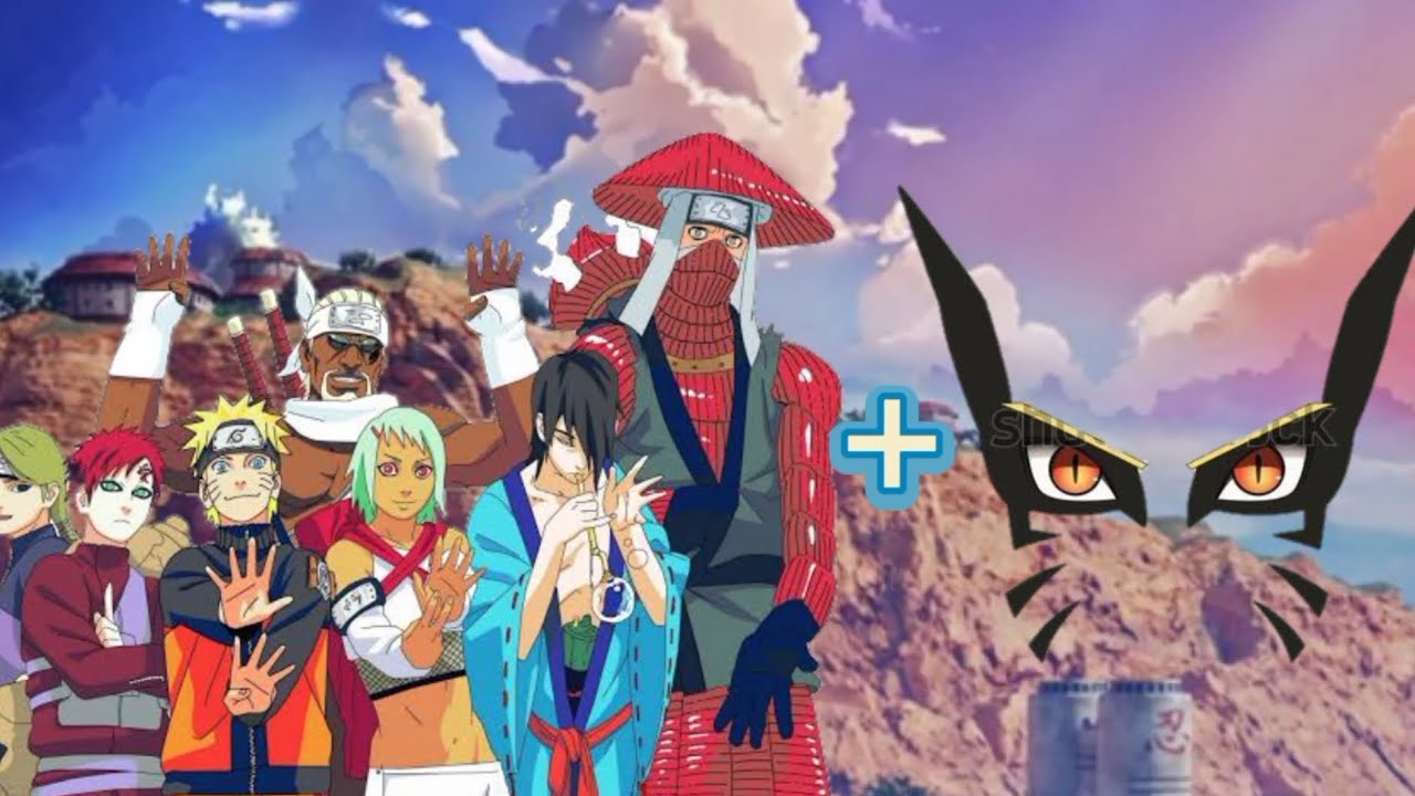 All 9 jinchuriki + baryon mode fusion.#naruto - YouTube