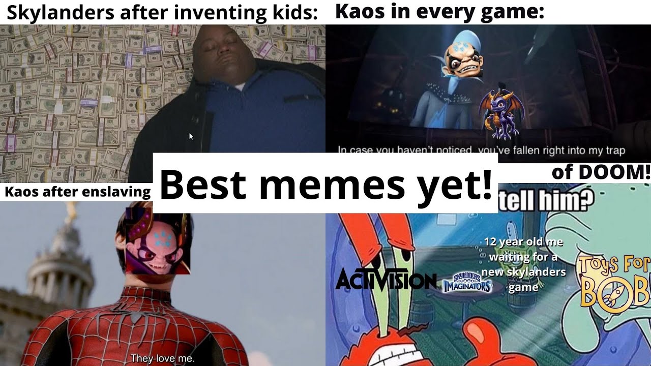 Ultimate skylanders meme compilation - YouTube