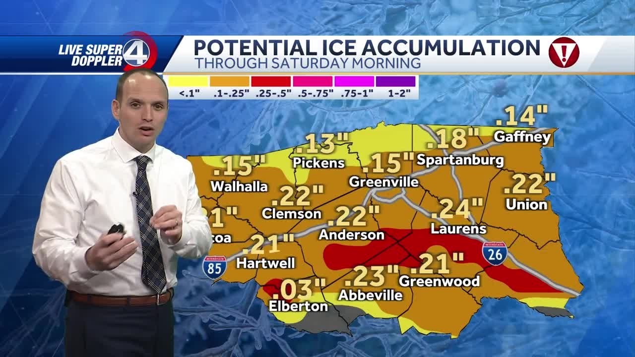 Snow day 5 p.m. update: Snow transitions into freezing rain - YouTube