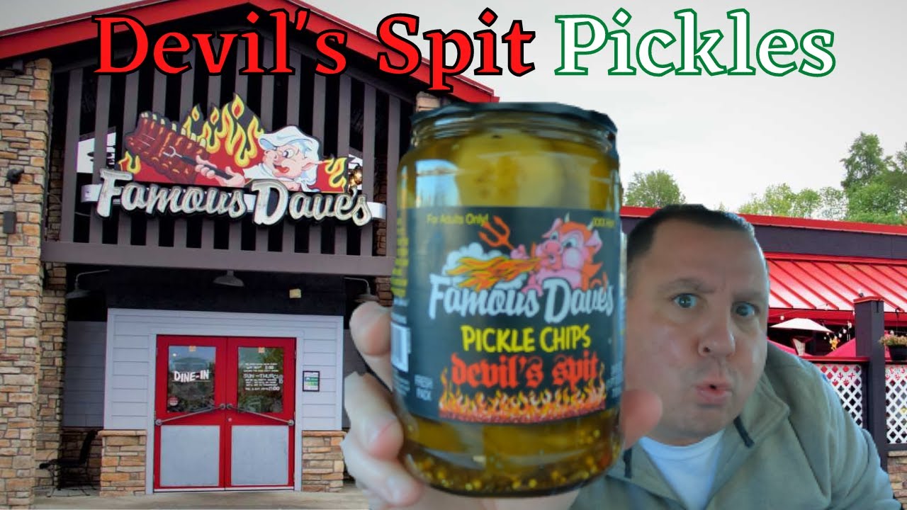 Famous Daves: Devil's Spit Pickles - YouTube
