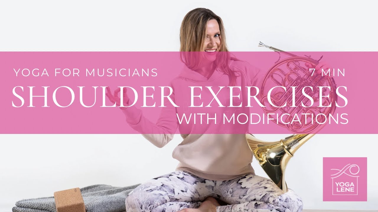 SHOULDER EXERCISES with modifications - YouTube