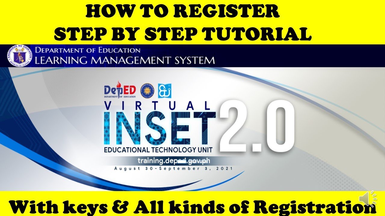 How to Register or Enroll in DepEd Virtual Inset 2.0 | Actual Step by ...