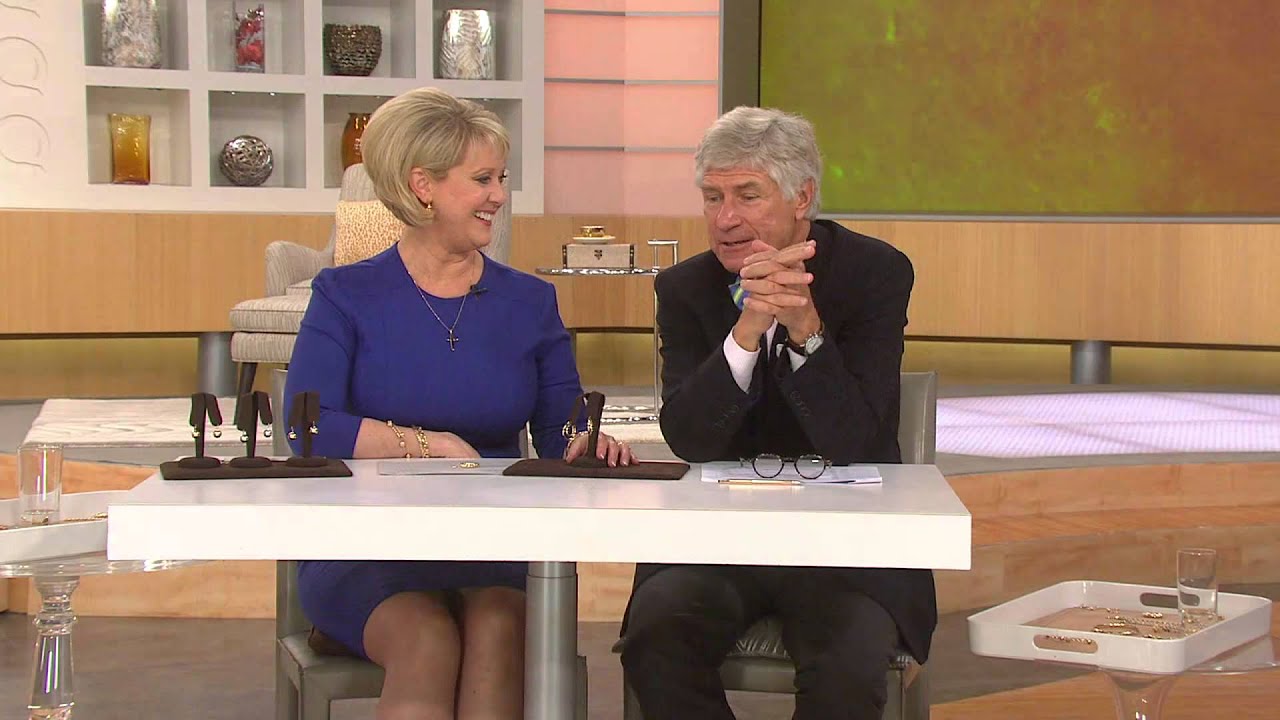 EternaGold Bold Polished Double Hoop Earrings 14K Gold with Mary Beth ...