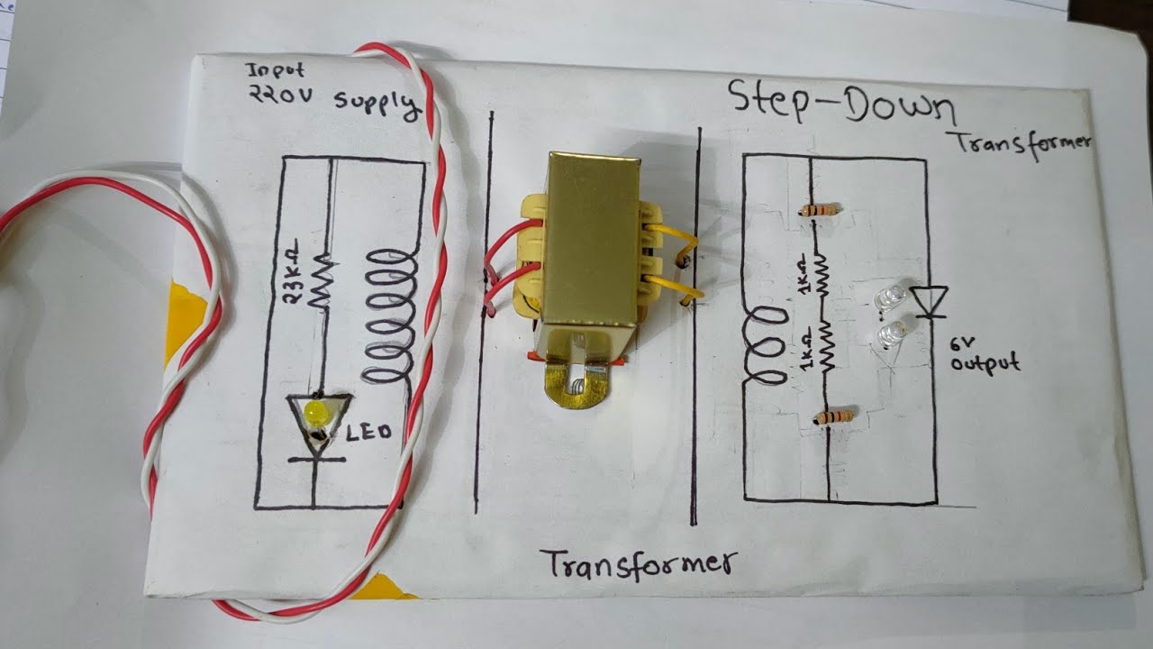 How to make step down transformer project physics class 12 . 9 of 9 ...