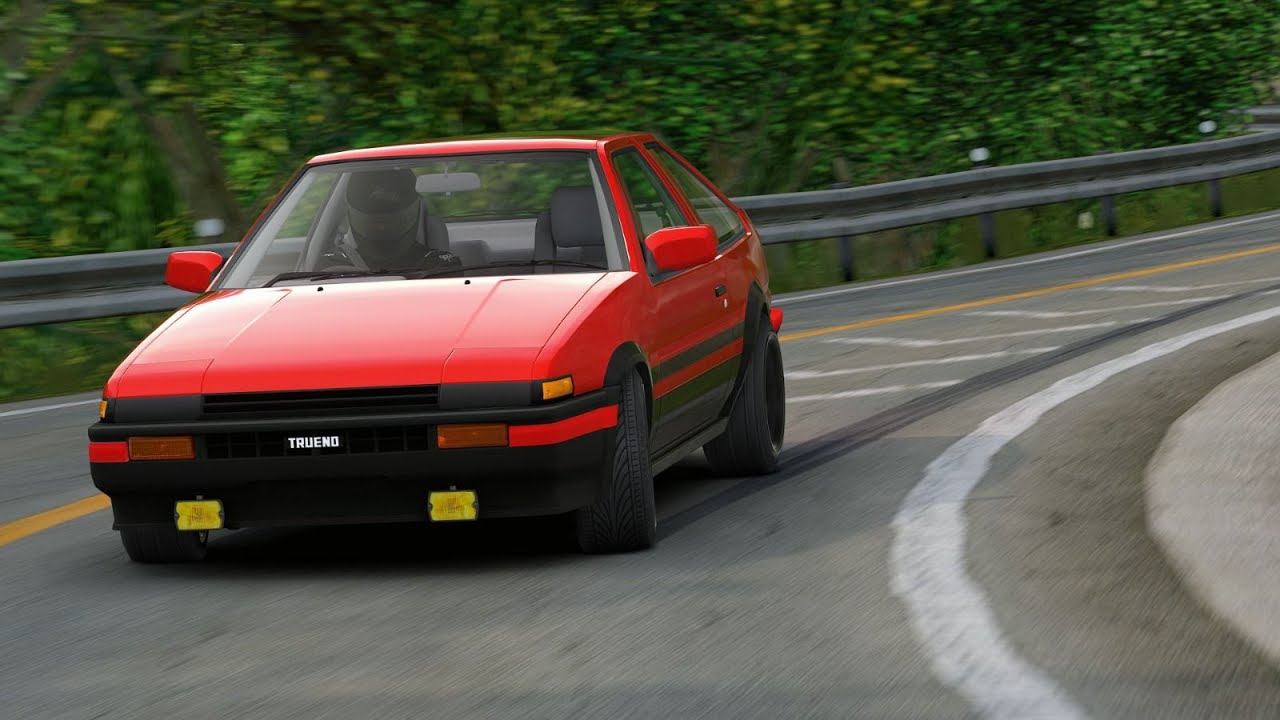 AE86 Tuned run 4:47 - Assetto Corsa singleplayer Akina downhill real ...