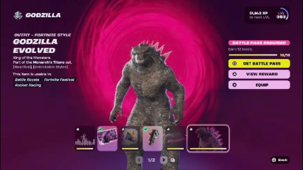 Unlocking Godzilla for free in Fortnite? (Chapter 6 Season 1 Battle ...