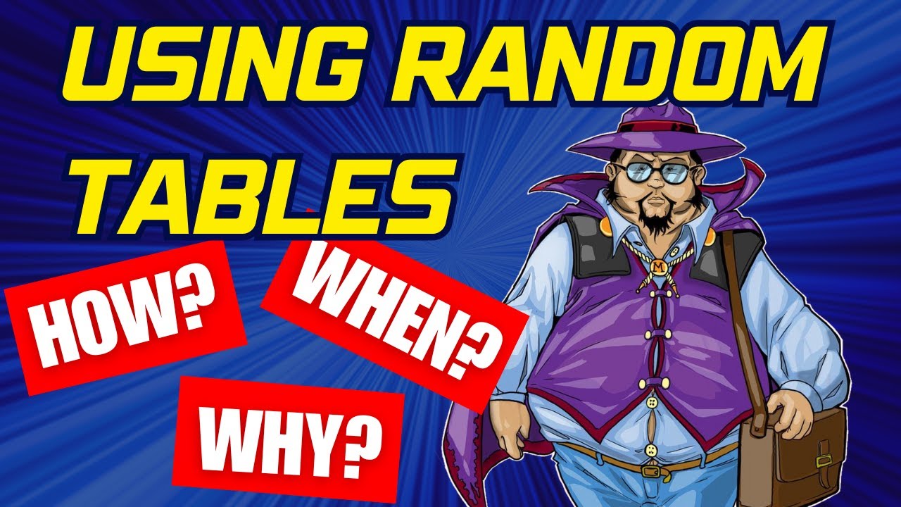 5 Tips for Using Random Tables in D&D 5e - YouTube