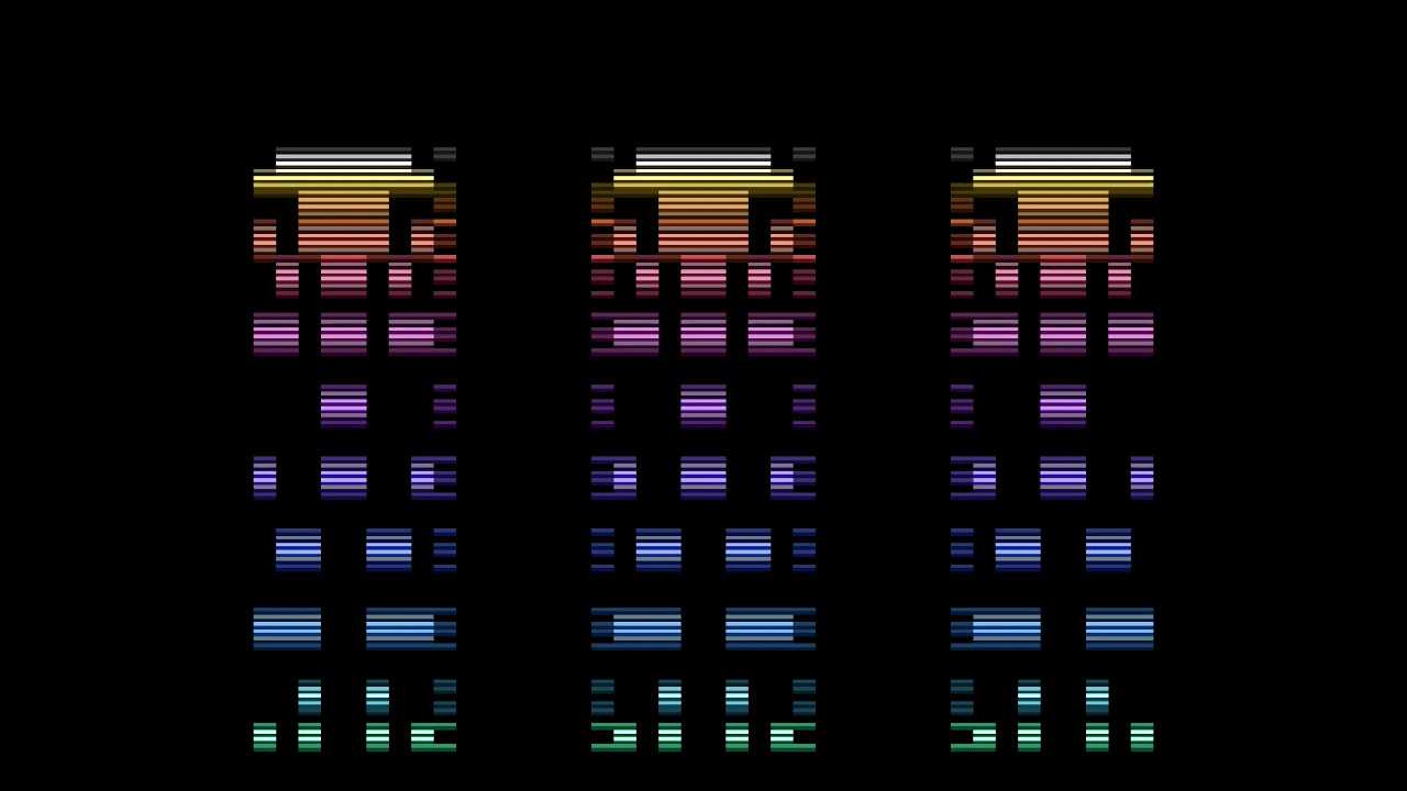 Atari 2600 Intro - CoRoBars 256b - YouTube