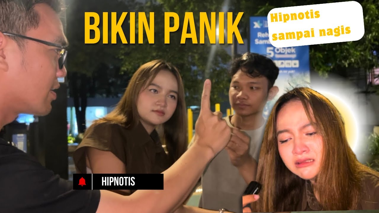 Hipnotis sampai nangis‼️ cewe ini takut sama kucing - YouTube