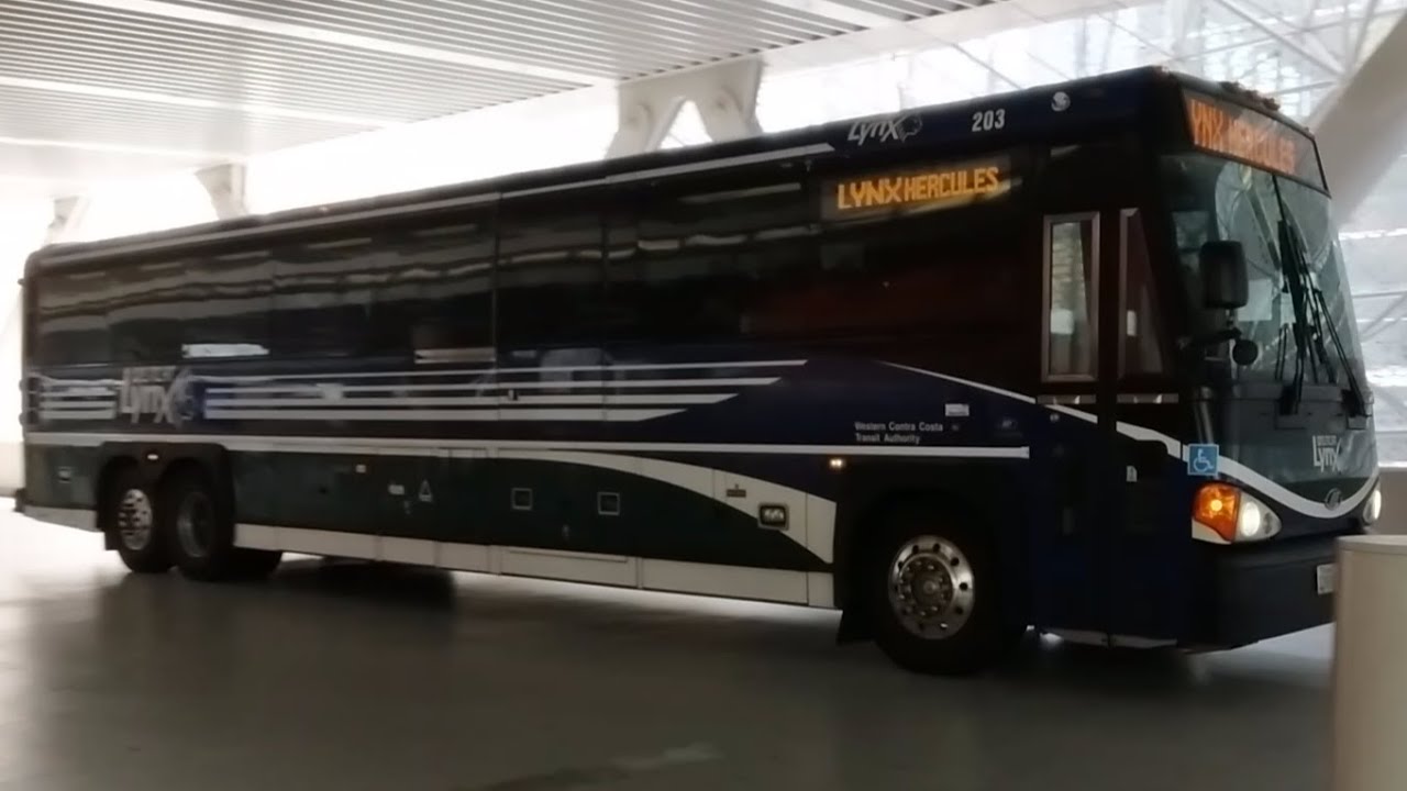 WestCAT 2011 MCI D4500CT #203 on Route LYNX at the Salesforce Transit ...