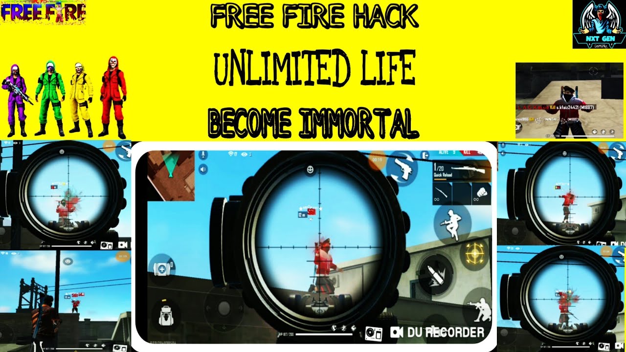 FREE FIRE HACK!!! UNLIMITED HEALTH!! 1000% WORKING!! WITH TRICK EXPOSED ...