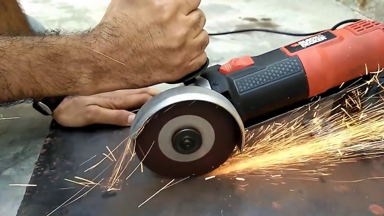 Homemade Angle Grinder Stand - YouTube