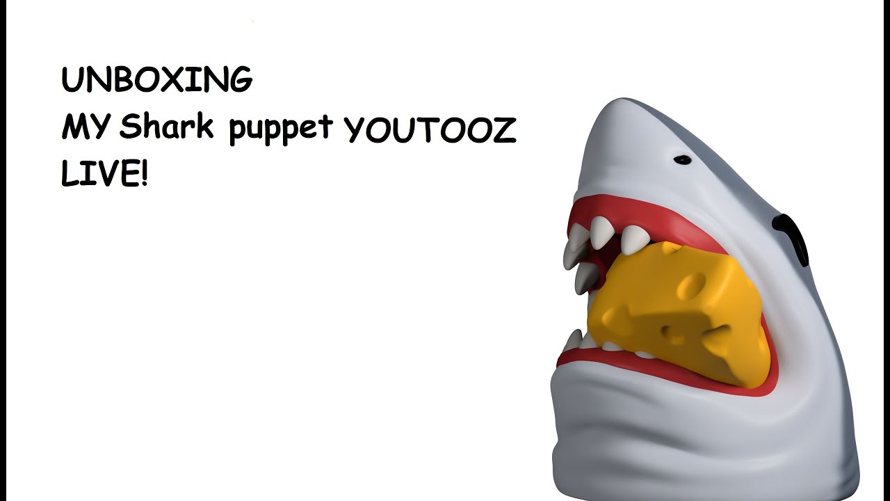 Unboxing shark puppet Youtooz LIVE!! - YouTube