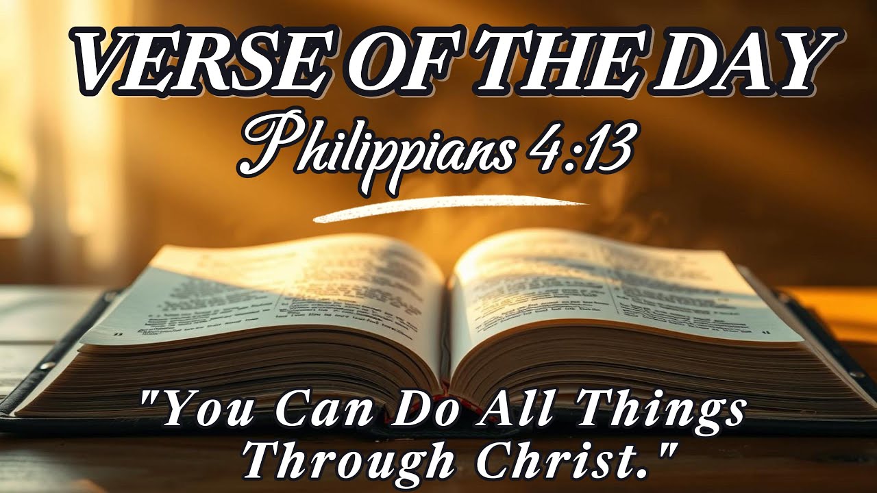 Philippians 4:13 | Daily Bible Verse | Christ’s Strength for Your ...