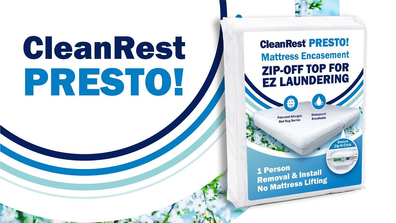 PRESTO! Zip-Off Mattress Encasement: Easy Laundry, Allergen ...