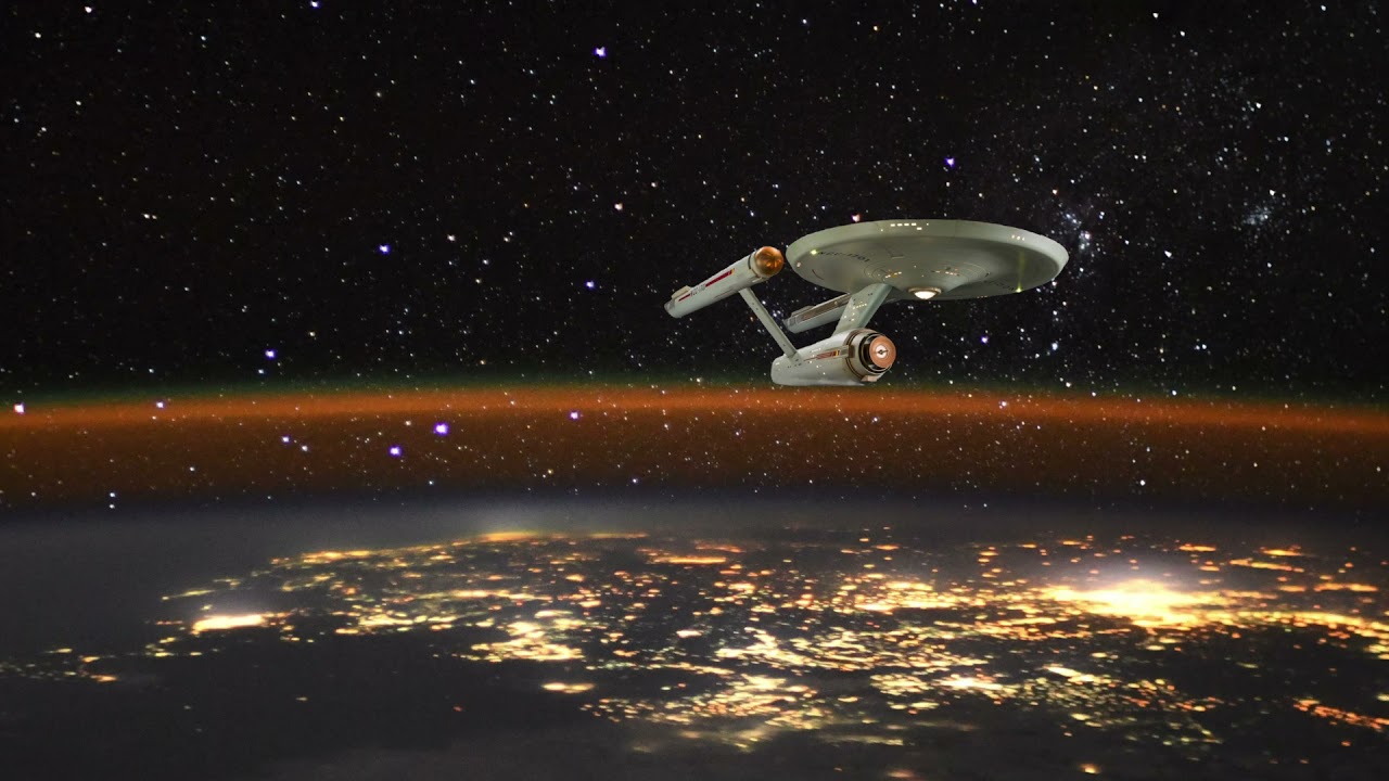 USS Enterprise Flyby of the ISS - YouTube