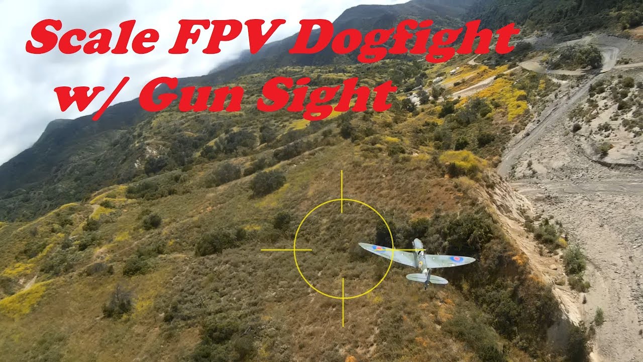 RC Spitfire Piloting from Cockpit! Head Tracker FPV Dogfight with Gun ...